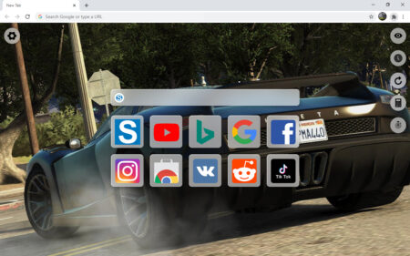 Grand Theft Auto GTA 5 Car Wallpaper New Tab - CaWallpaper