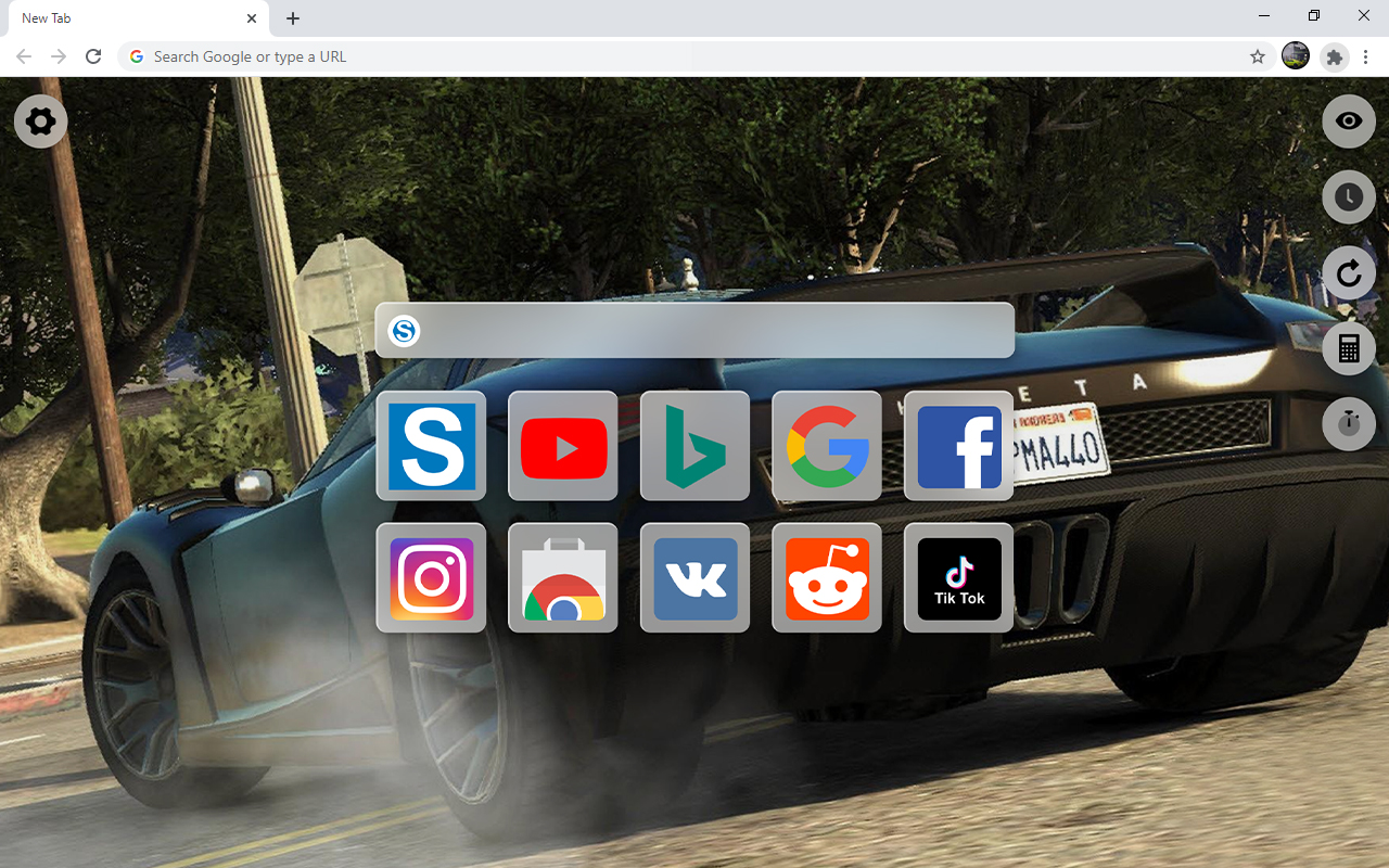 Grand Theft Auto GTA 5 Car Wallpaper New Tab - CaWallpaper